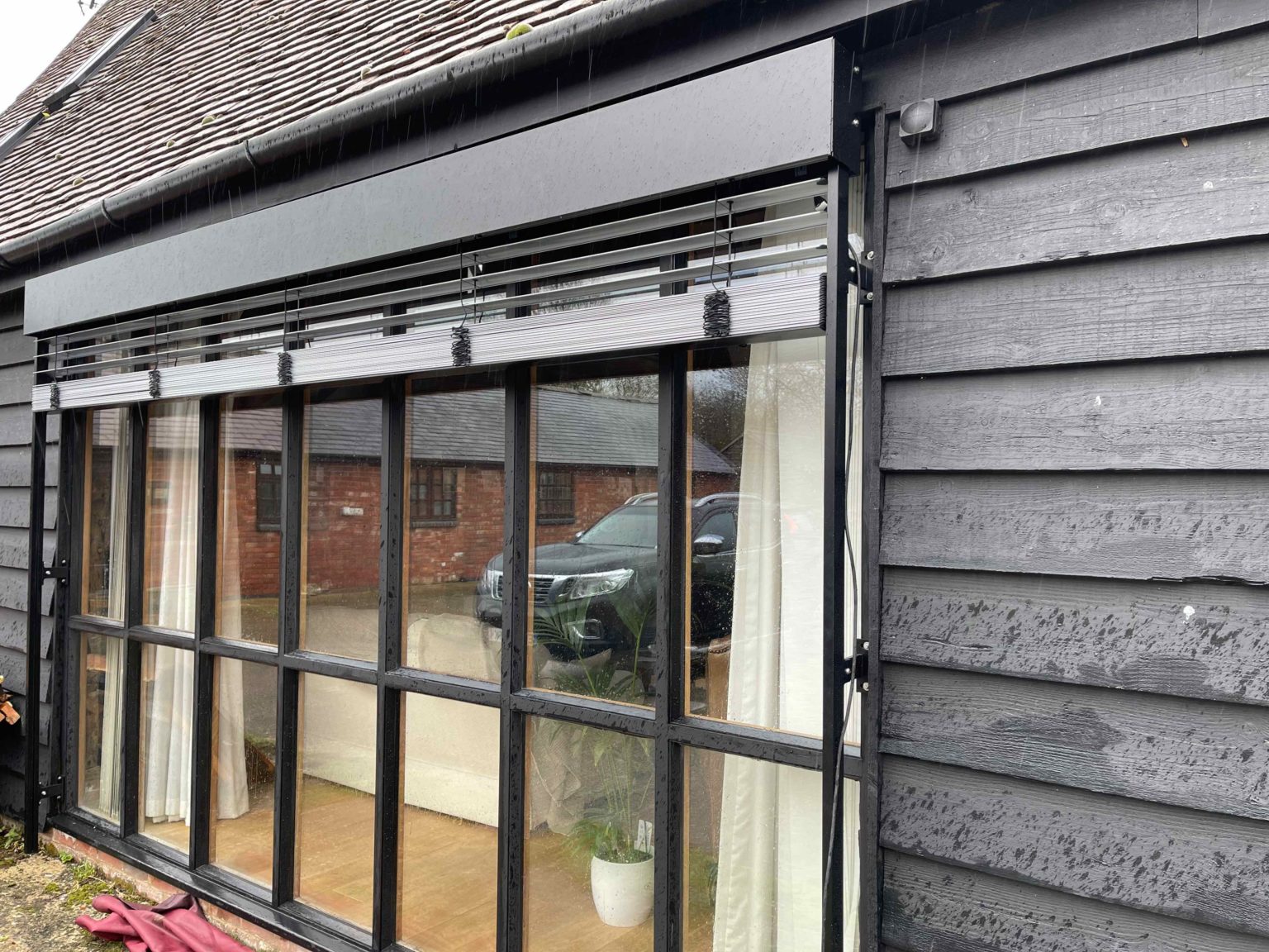 External Blinds on a Barn Conversion - Cornerstar